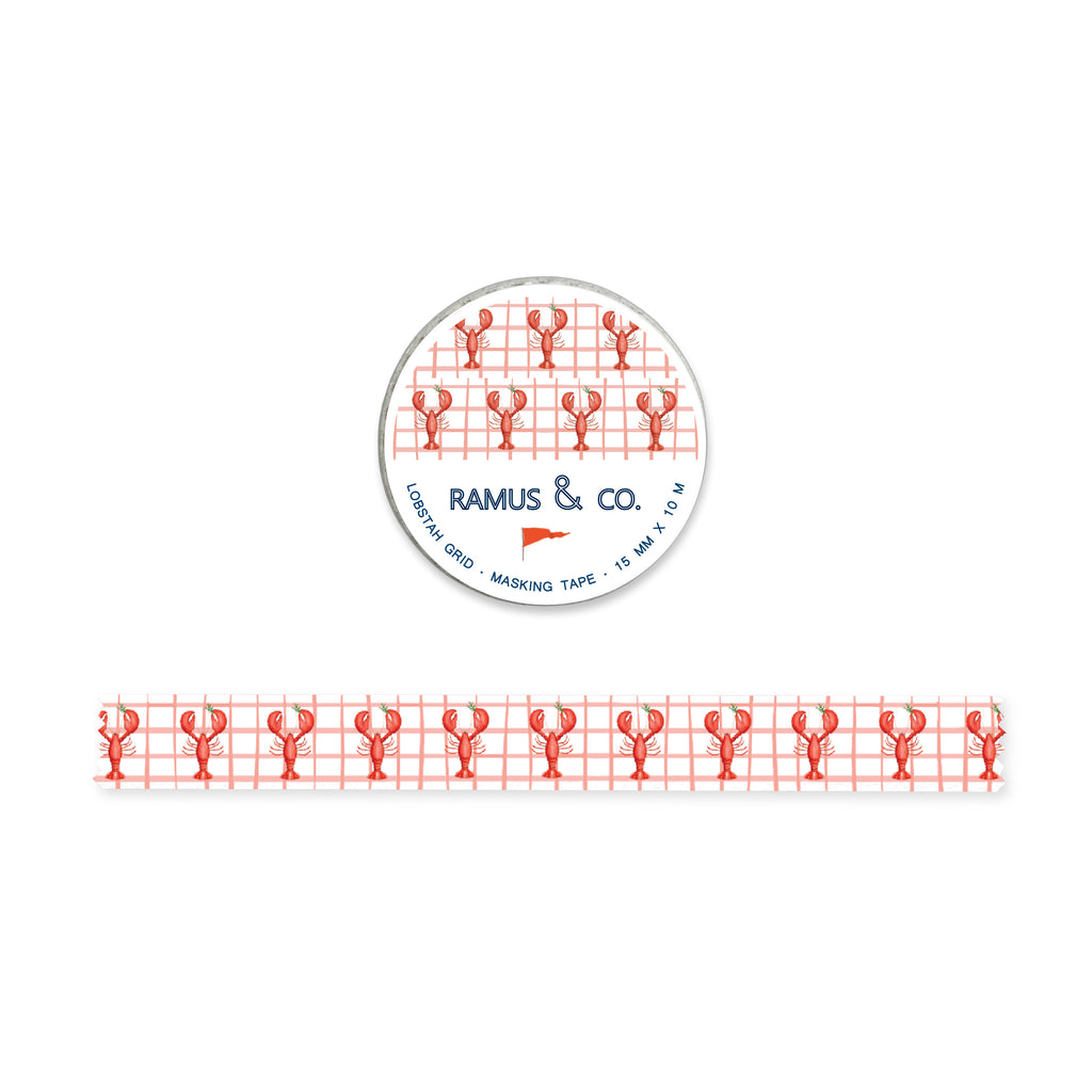 Lobstah Grid Masking Tape – Ramus and Company, LLC