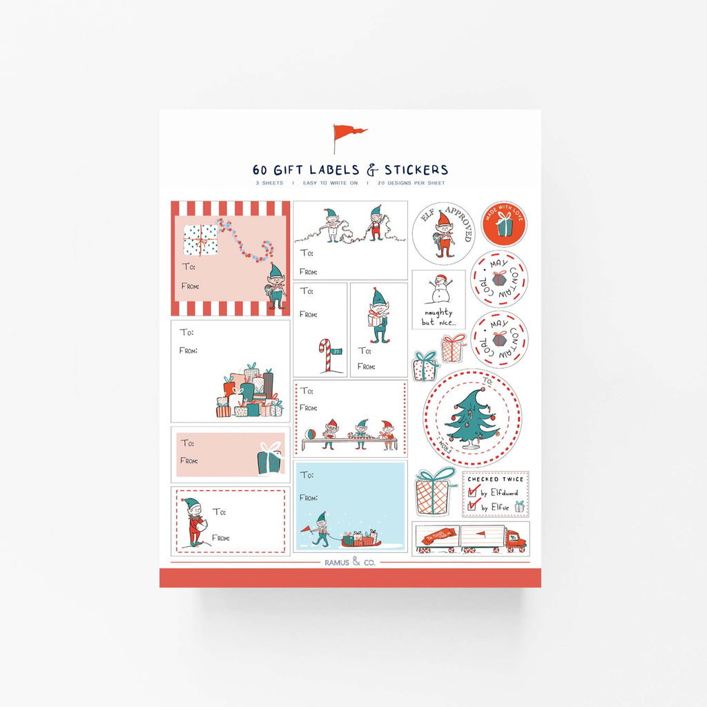 Checked Twice Gift Label Sheets – Ramus and Company, LLC